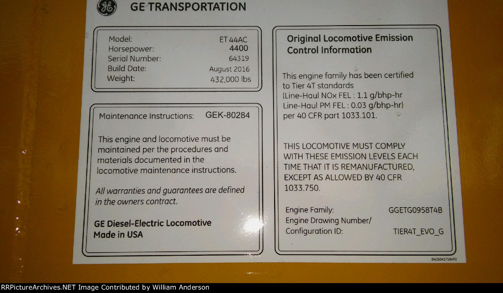 UP 2686 Builders Plate